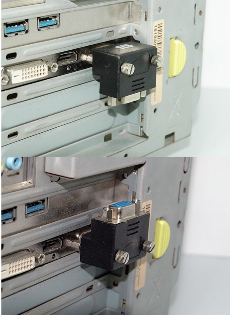 【現貨】VGA L型轉接頭 15公/15母 90度彎頭滿接點, 電腦及科技產品, 電腦周邊產品, 轉接線及轉換器在旋轉拍賣