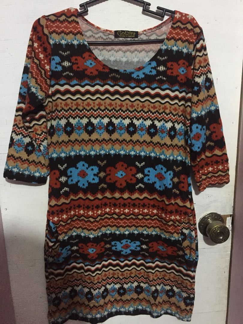 Aztec Dress, Women's Fashion, Dresses & Sets, Dresses on Carousell