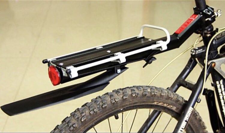 Brand New Bicycle Quick Release Rear Rack with Mud Guard, Sports ...