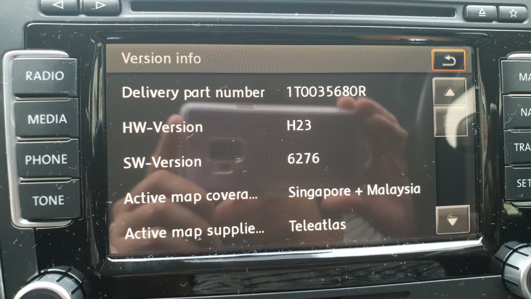 Head Unit original volkswagen RNS 510 with GPS navigation, Car Accessories, Accessories on Carousell