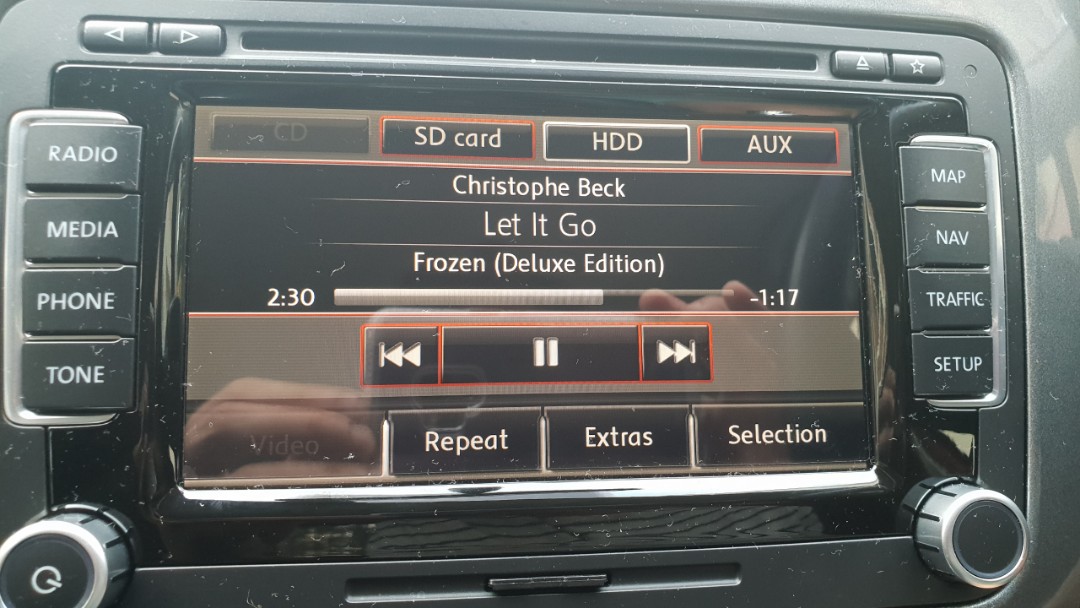 Head Unit original volkswagen RNS 510 with GPS navigation, Car ...