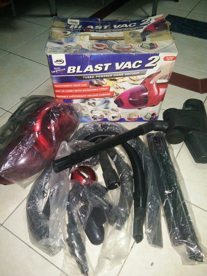 JML BLAST VAC 2 (turbo-powered hand vacuum), TV & Home Appliances, TV & Entertainment ...
