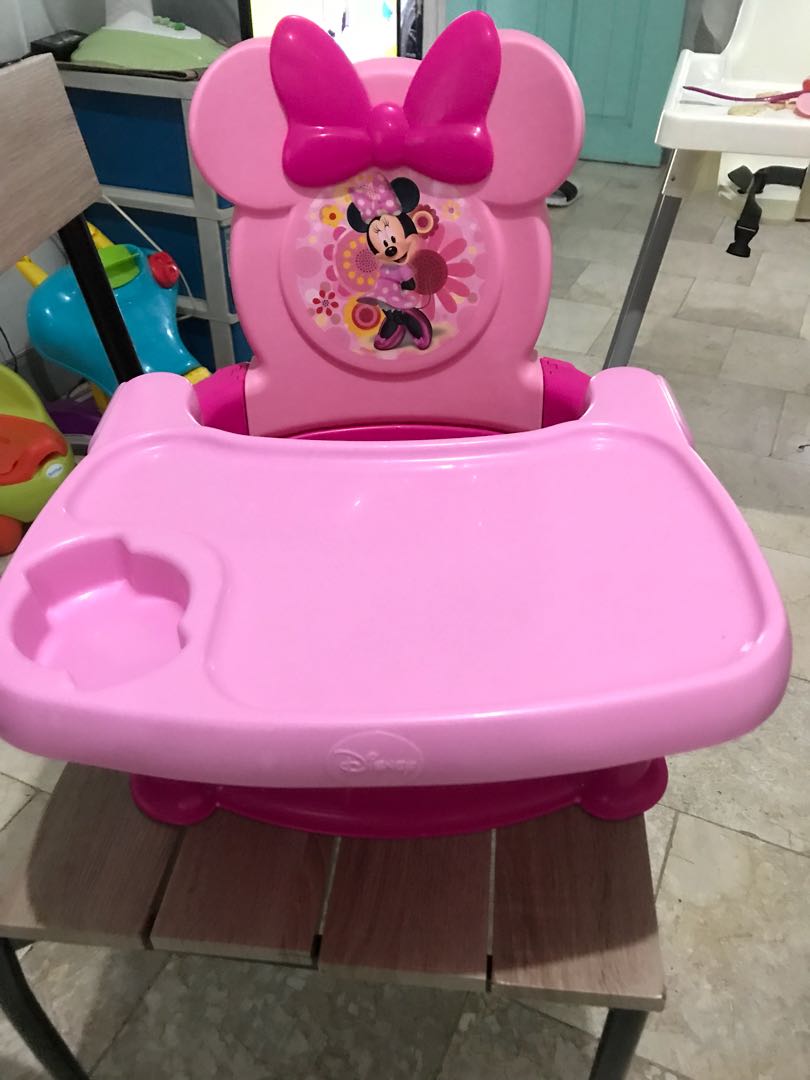 Minnie Mouse Booster Seat, Babies & Kids, Nursing & Feeding, Baby High ...