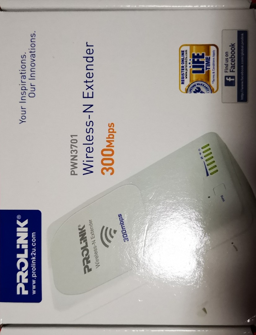 Prolink Wifi extender, Computers & Tech, Parts & Accessories ...