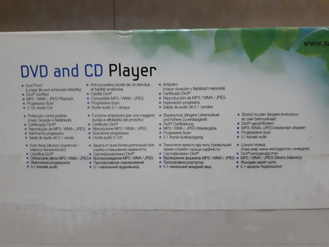 Samsung DVD - C370 , DVD and CD player, TV & Home Appliances, TV & Entertainment, Blu-Ray ...