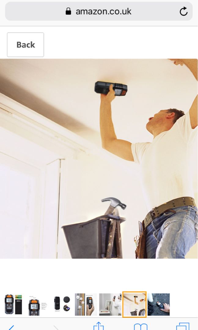 Stud Finder, Tacklife DMS03 Multi-Wall Detector Large LCD Backlight ...