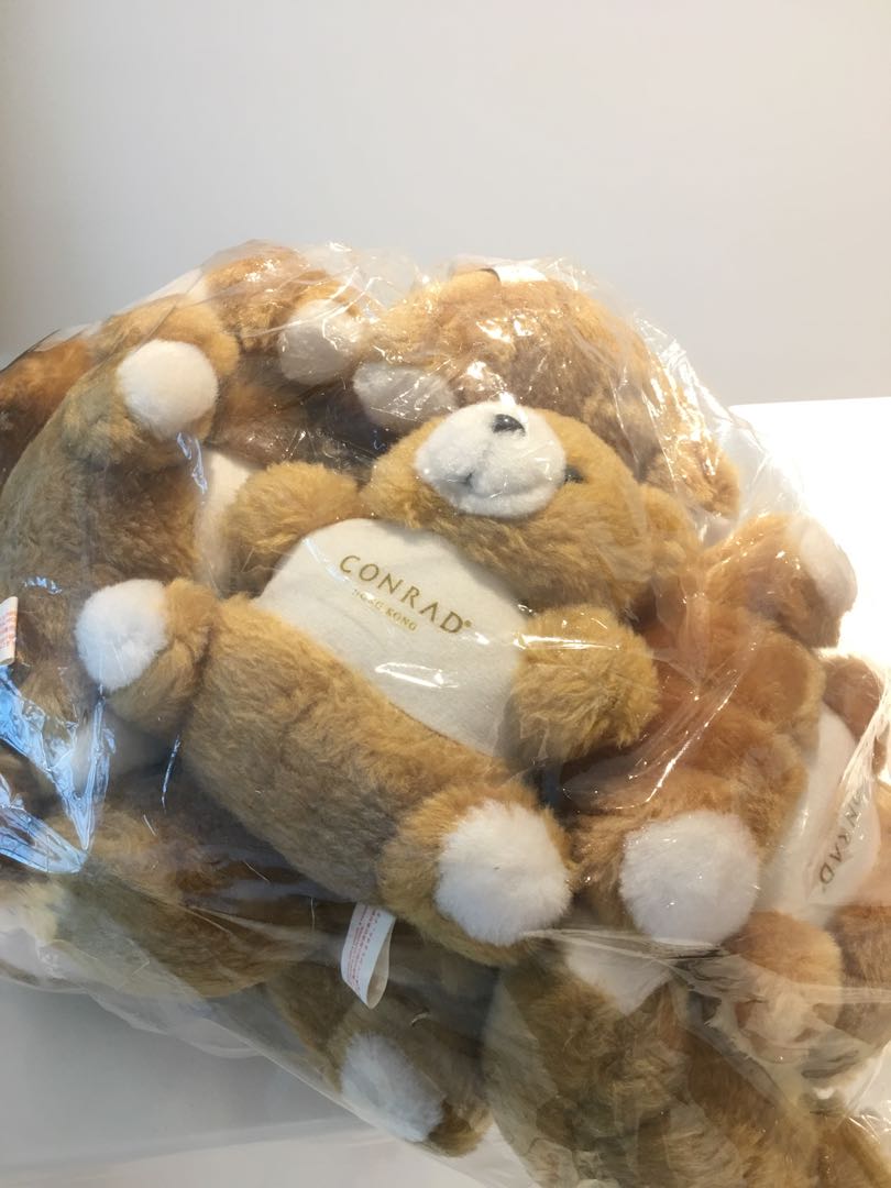 Teddy bear Conrad HK hotel 13Pieces in a Bag, Hobbies & Toys, Toys ...