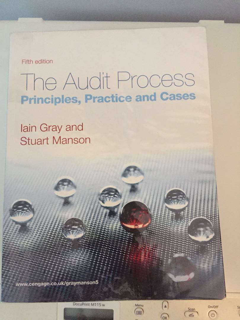The Audit Process (principles, practice and cases), Hobbies & Toys ...