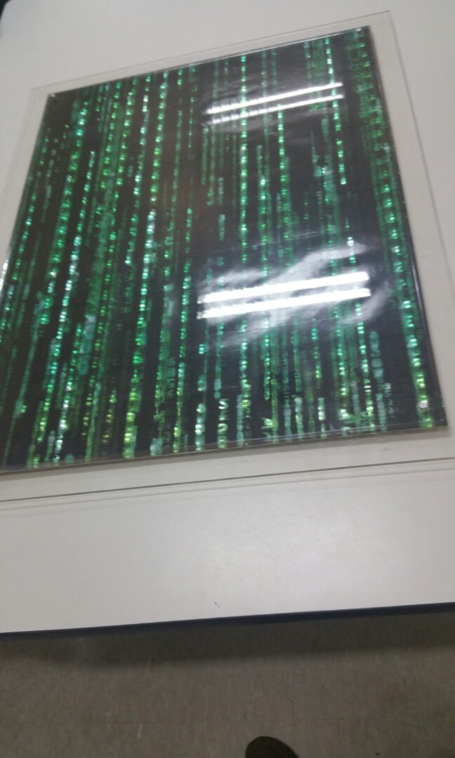 THE MATRIX RELOADED HOLOFOIL HOLOGRAM 3D Original Movie Poster ...