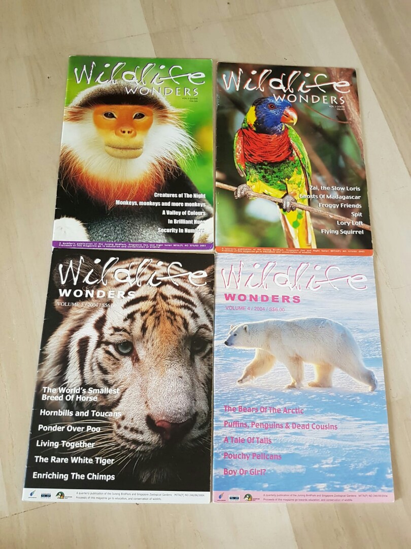 Zoo magazines wildlife wonders, Everything Else on Carousell