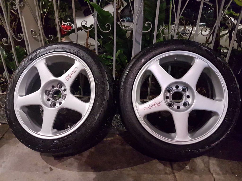 16s Work Ewing RS-Z Negative, Car Parts & Accessories on Carousell