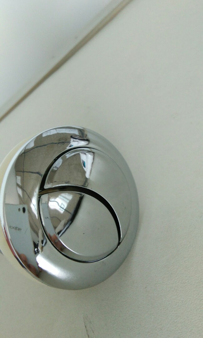 38mm Plastic Dual Flush Toilet Water Tank Push Button Hole Cistern Lid ...