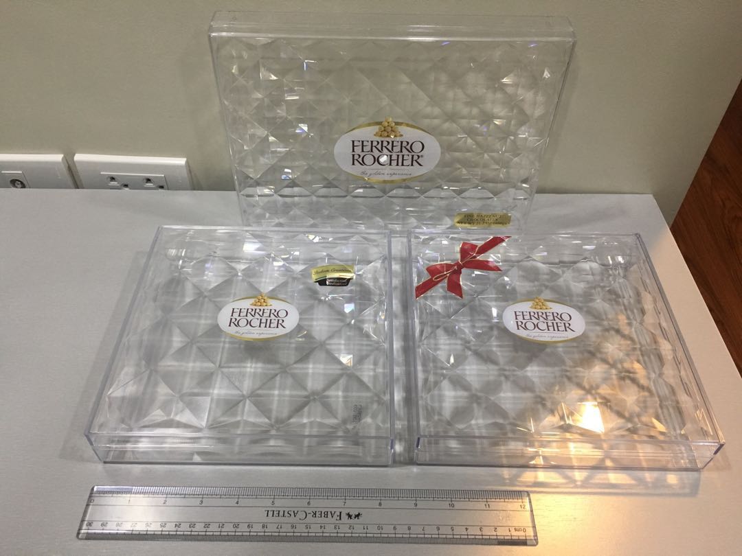 4 pcs Ferrero Rocher acrylic tray, Hobbies & Toys, Stationary & Craft ...