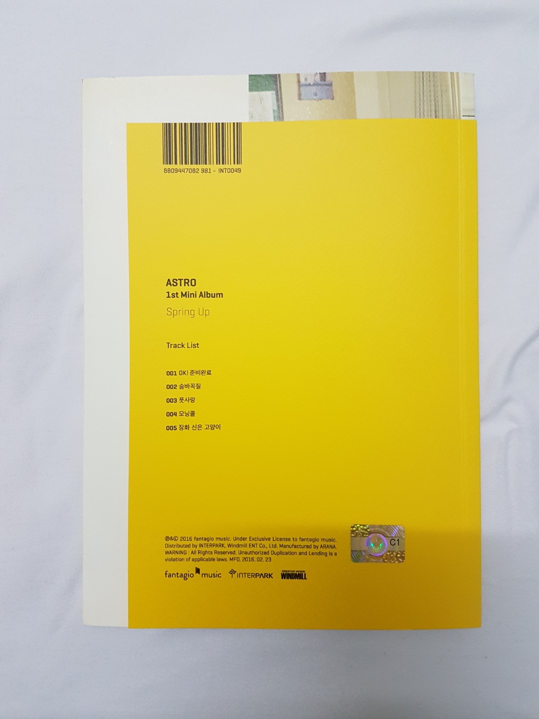 astro spring up album, Hobbies & Toys, Memorabilia & Collectibles, K ...