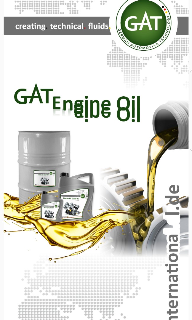 *Bulk Discount* GAT 5W40 High Performance Engine Oil Fully Syn Made in ...