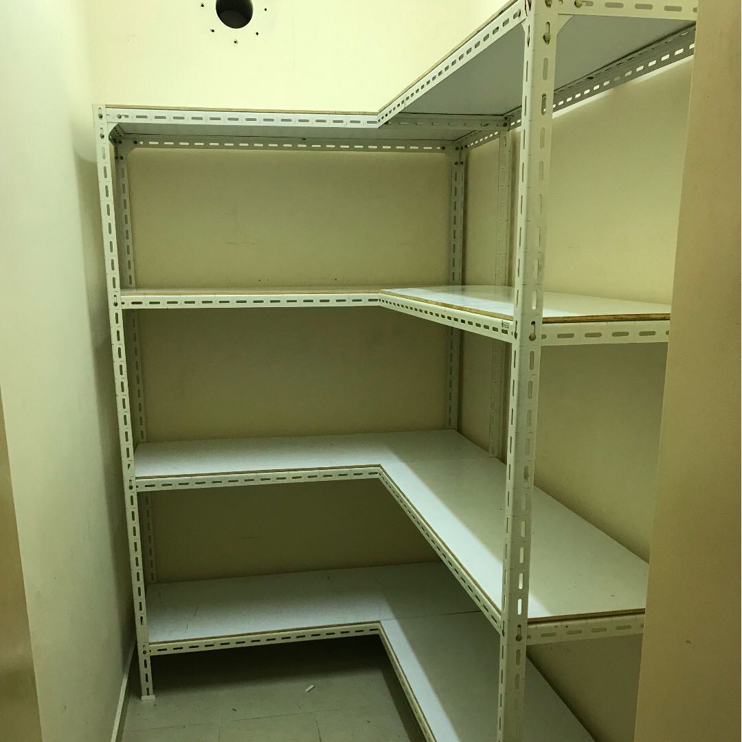 FREE L shape racking system / bomb shelter rack, Furniture & Home ...