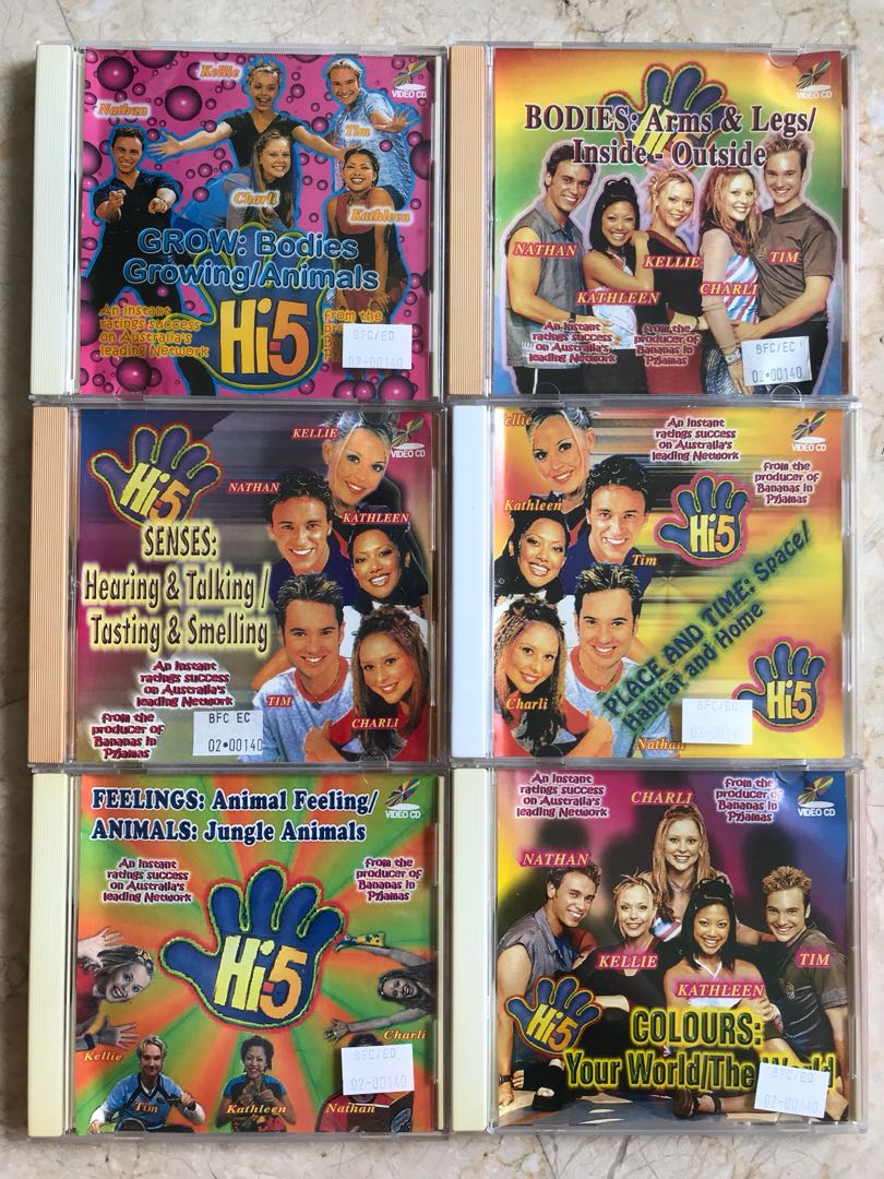 Hi-5 Educational VCDs, Music & Media, CDs, DVDs & Other Media on Carousell