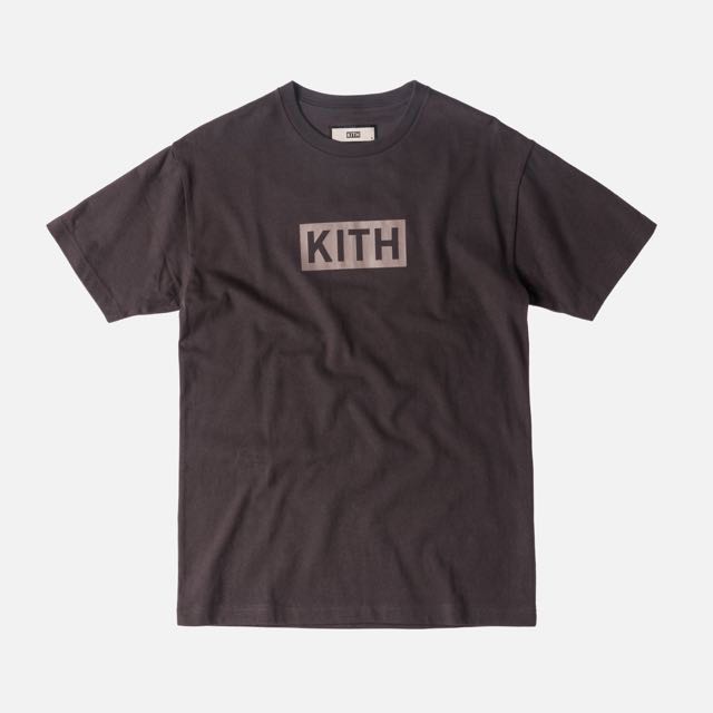 Kith Box Logo Tee (Battleship Grey), Men's Fashion, Tops & Sets ...