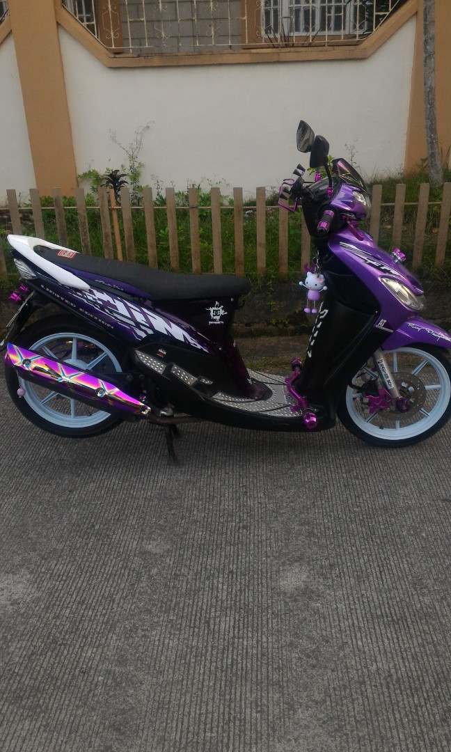 Mio sporty 2014 with free helmet, Motorbikes on Carousell