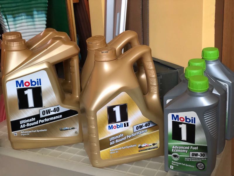 Mobil1 Gold Full Synthetic motor oil, Car Accessories, Accessories on ...