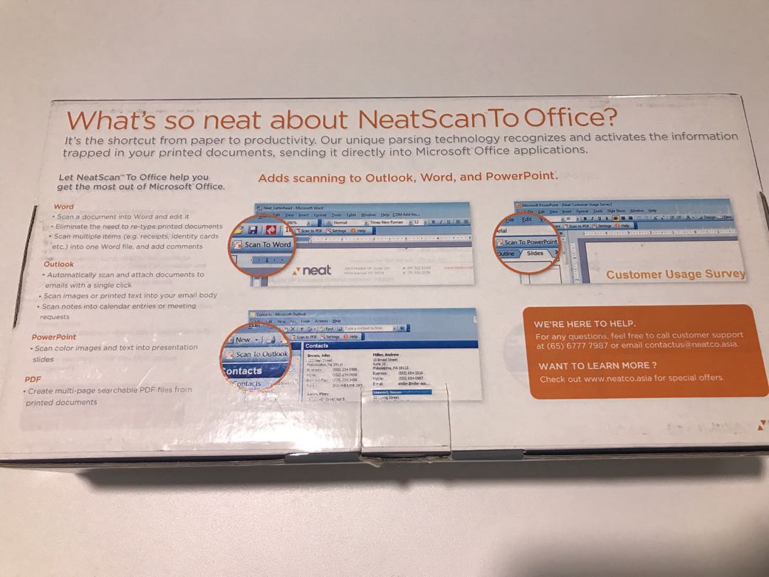Neatscan to Office portable scanner, Computers & Tech, Office ...