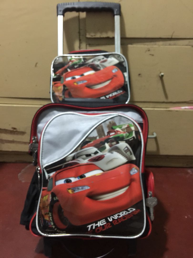 Original Disney's Cars Trolley bag, Babies & Kids, Bathing & Changing ...