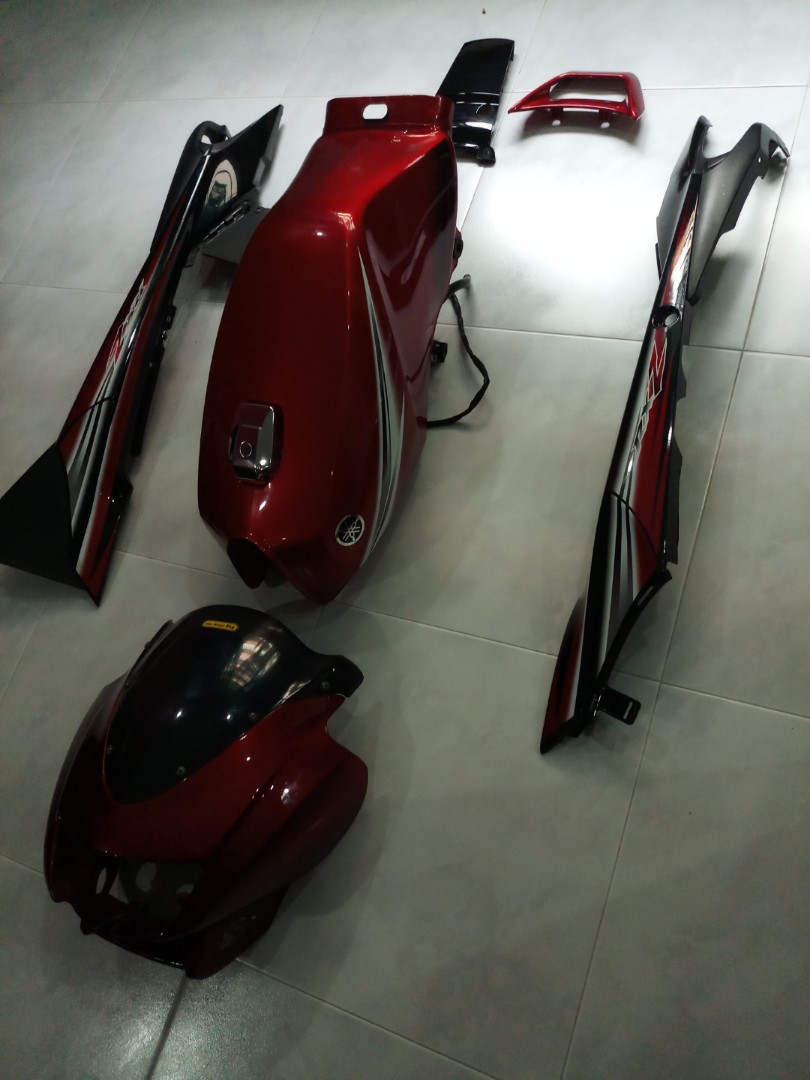 Rxz Cover Set, Motorcycles, Motorcycle Accessories on Carousell