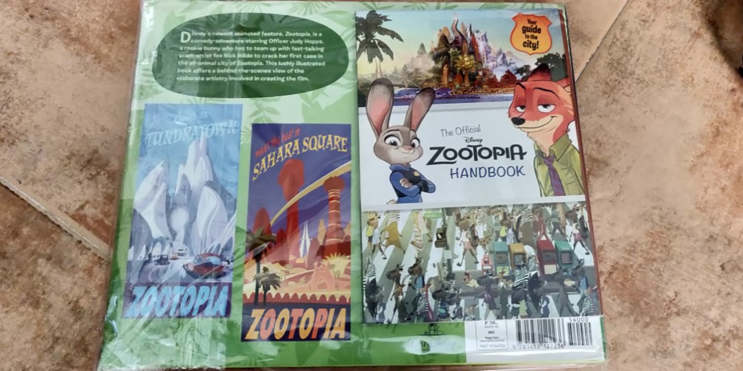 The art of Zootopia + Guide to Zootopia book, Hobbies & Toys, Books ...
