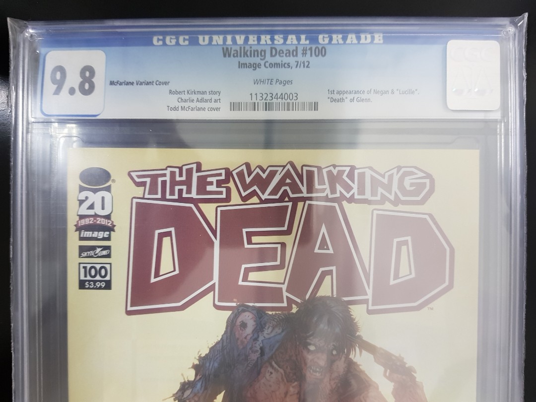 The Walking Dead #100 McFarlane variant: 1st Negan & "Lucille ...
