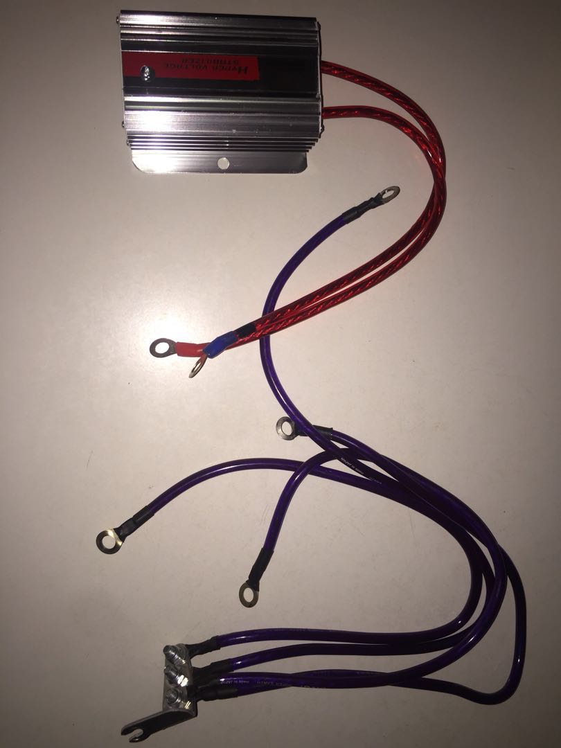 Used grounding kit and voltage stabilizer, Motorcycles, Motorcycle ...