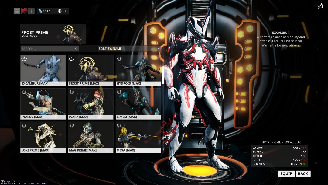 Warframe Account MR22, Video Gaming, Gaming Accessories, Game Gift ...