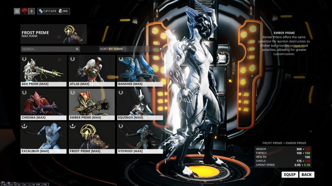 Warframe Account MR22, Video Gaming, Gaming Accessories, Game Gift ...