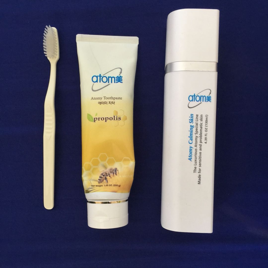 Atomy calming skin toner (130ml) and toothpaste, Health & Nutrition ...