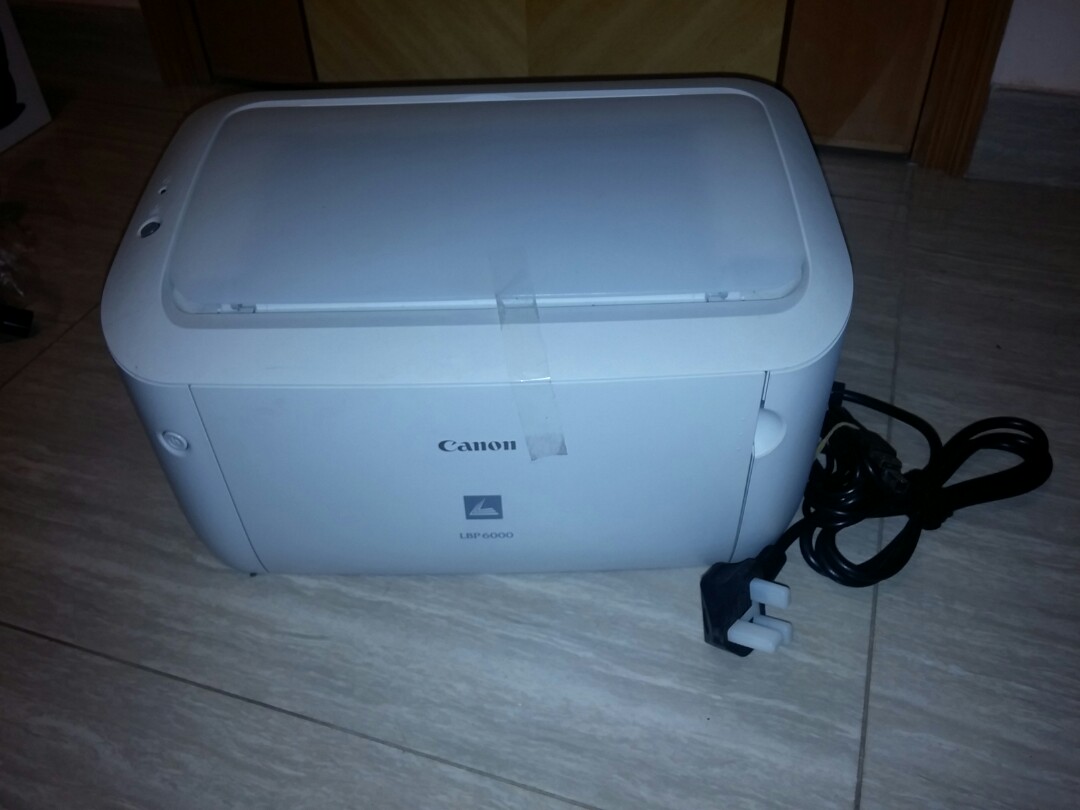 CANON LASER SHOT LBP6000 PRINTER 雷射打印機, 電腦＆科技, 打印機及影印機 - Carousell