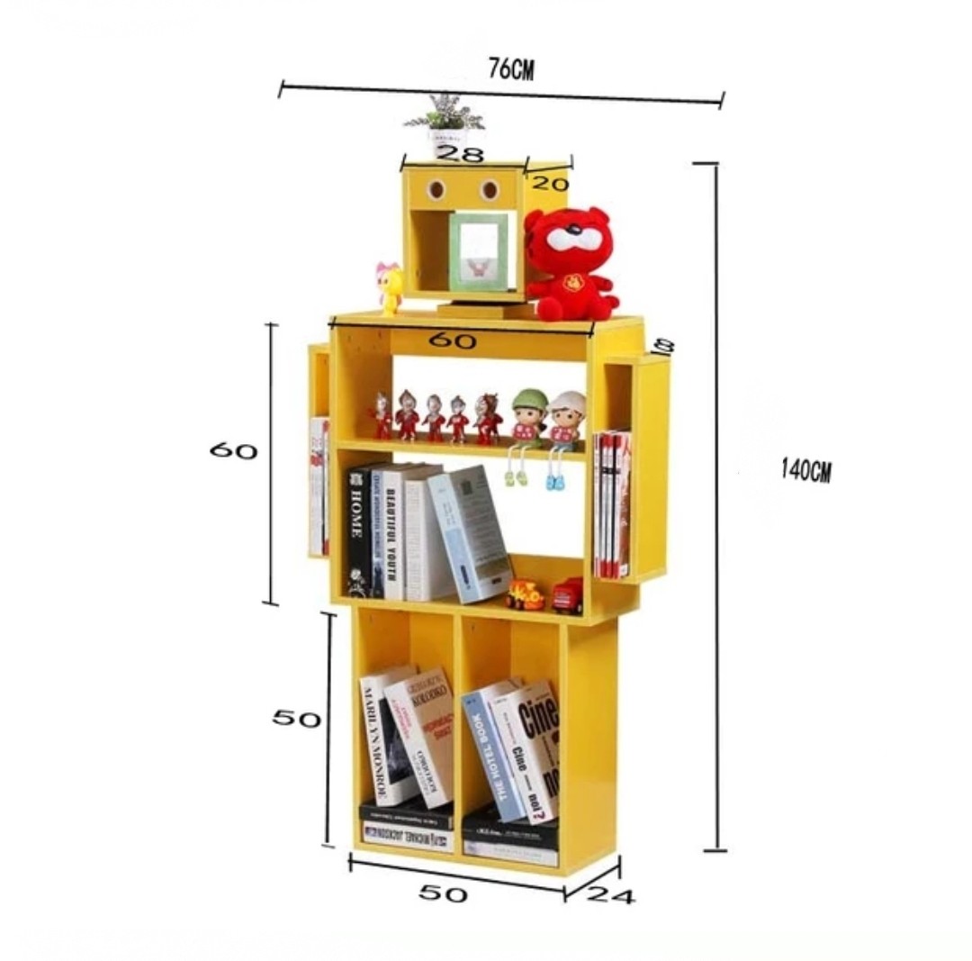 (9 Colours) BN Robot Multifunction Book Display Shelf Bookcase Unit ...