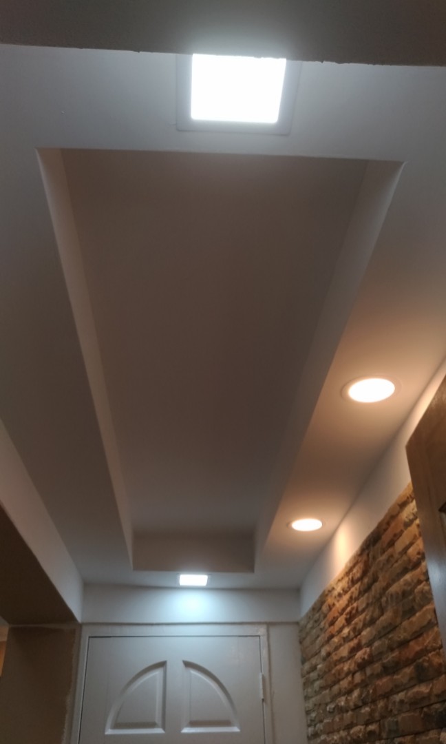 Lbox cornice with led downlight, Everything Else on Carousell