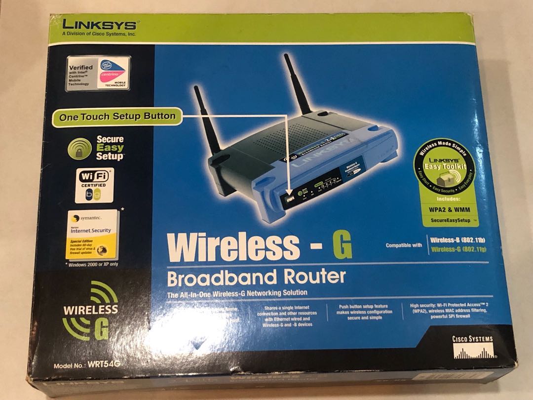 Linksys Wireless-G Broadband Router, Computers & Tech, Parts ...