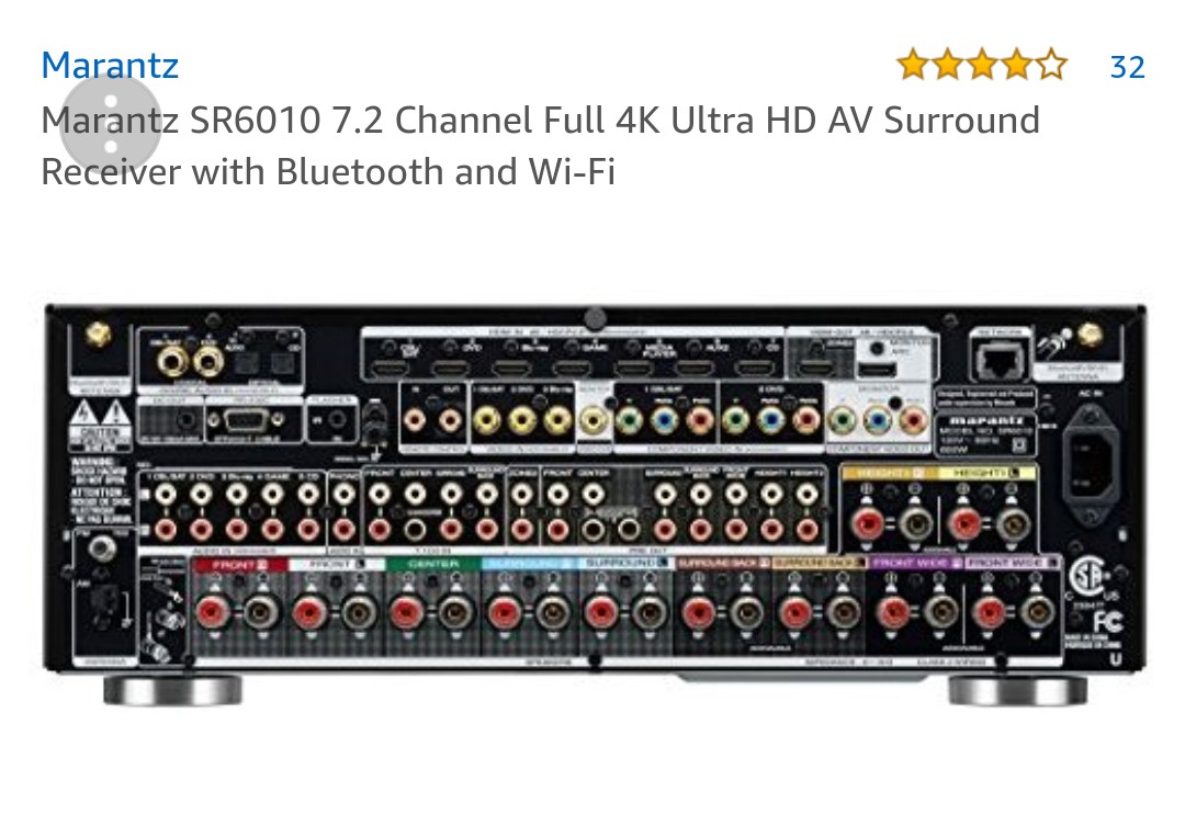 Marantz SR6010 Network A/V Receiver, Audio, Soundbars, Speakers & Amplifiers on Carousell