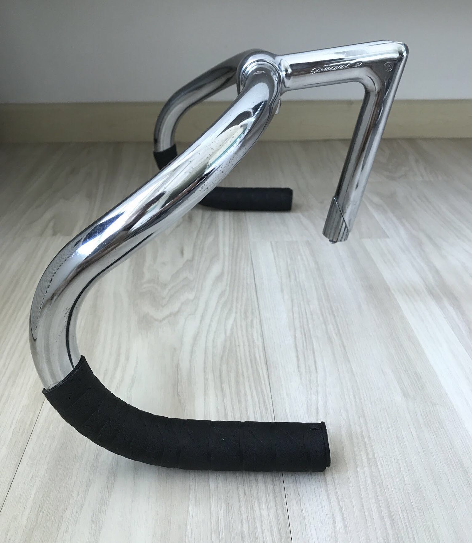 Nitto Track Handlebars with Nitto Pearl Quill Stem, Sports Equipment ...