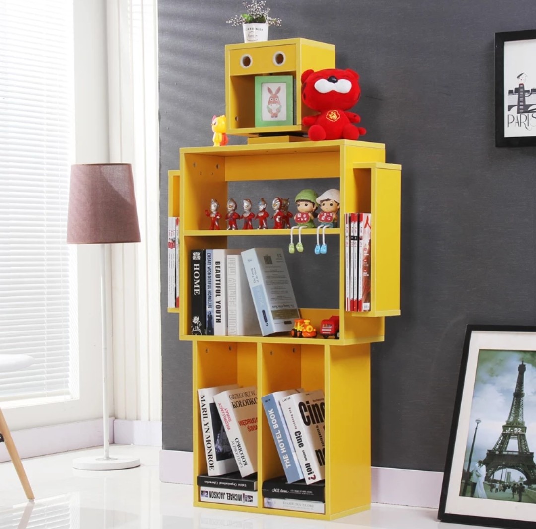 (9 Colours) BN Robot Multifunction Book Display Shelf Bookcase Unit ...