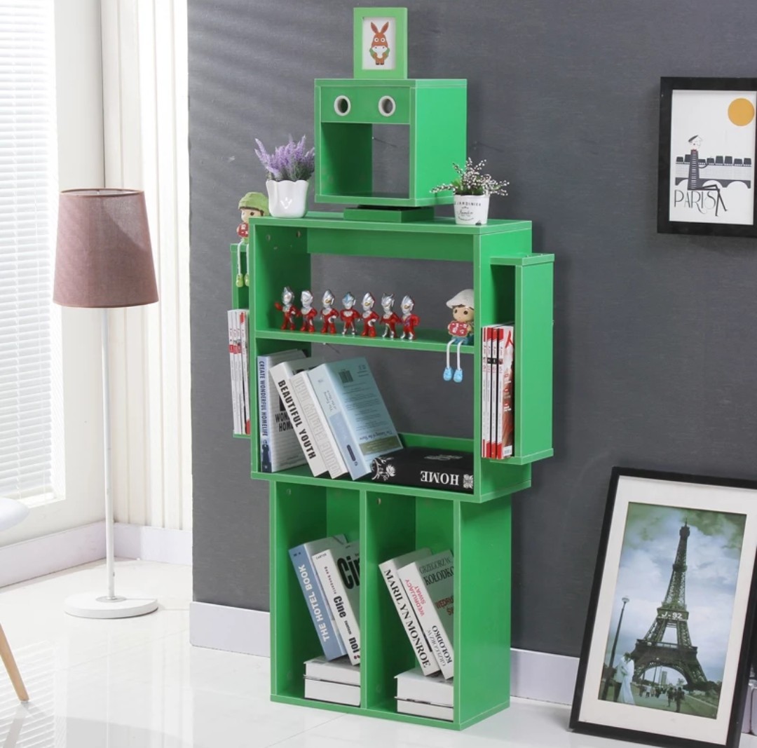 (9 Colours) BN Robot Multifunction Book Display Shelf Bookcase Unit ...