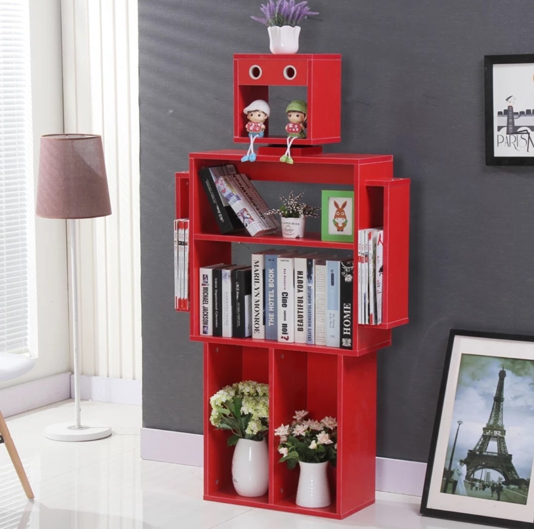 (9 Colours) BN Robot Multifunction Book Display Shelf Bookcase Unit ...