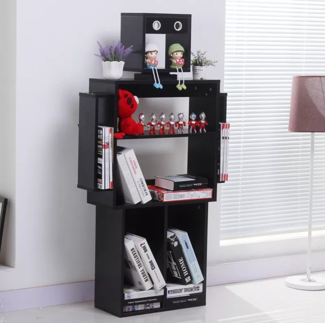 (9 Colours) BN Robot Multifunction Book Display Shelf Bookcase Unit ...