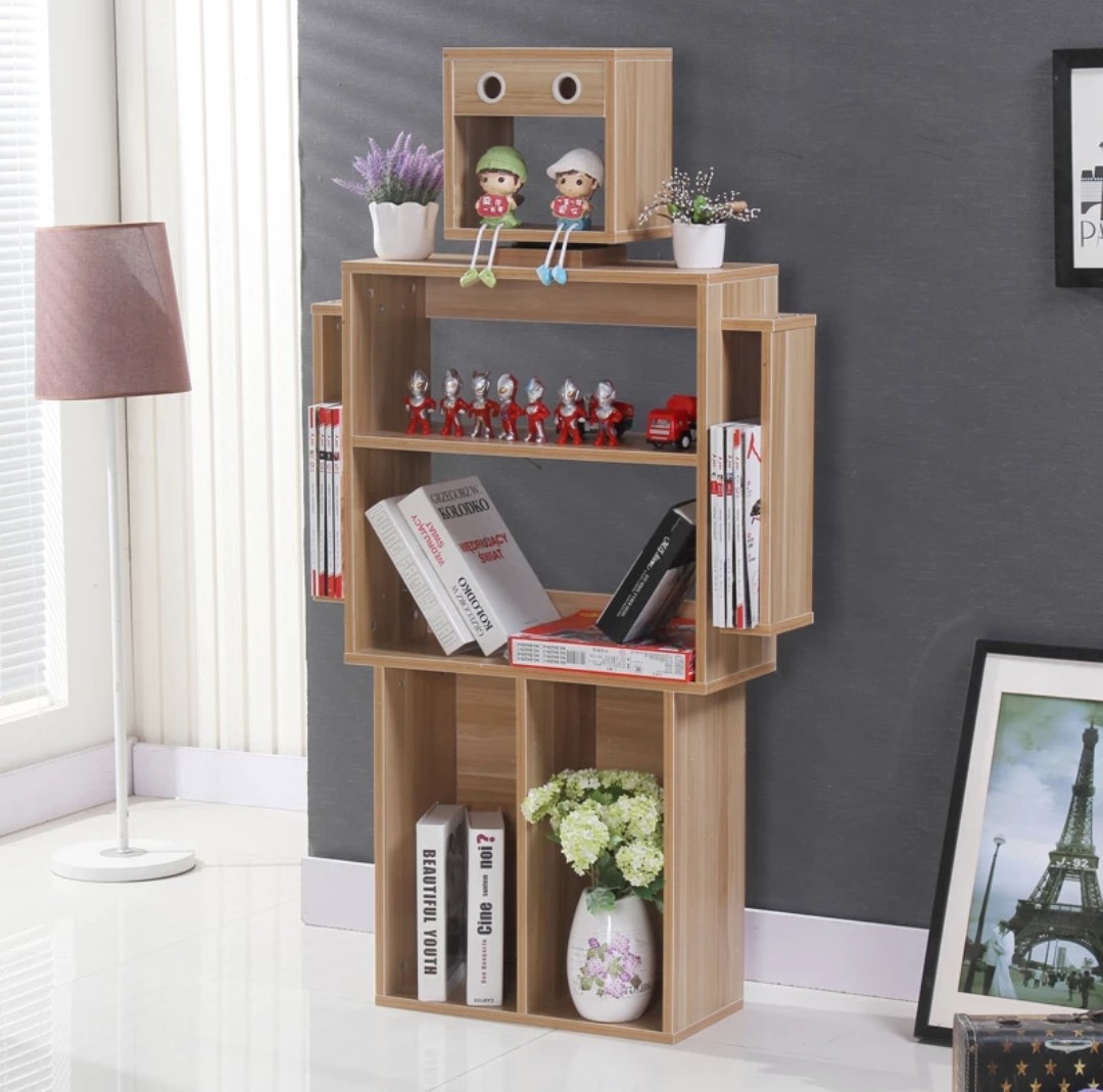 (9 Colours) BN Robot Multifunction Book Display Shelf Bookcase Unit ...
