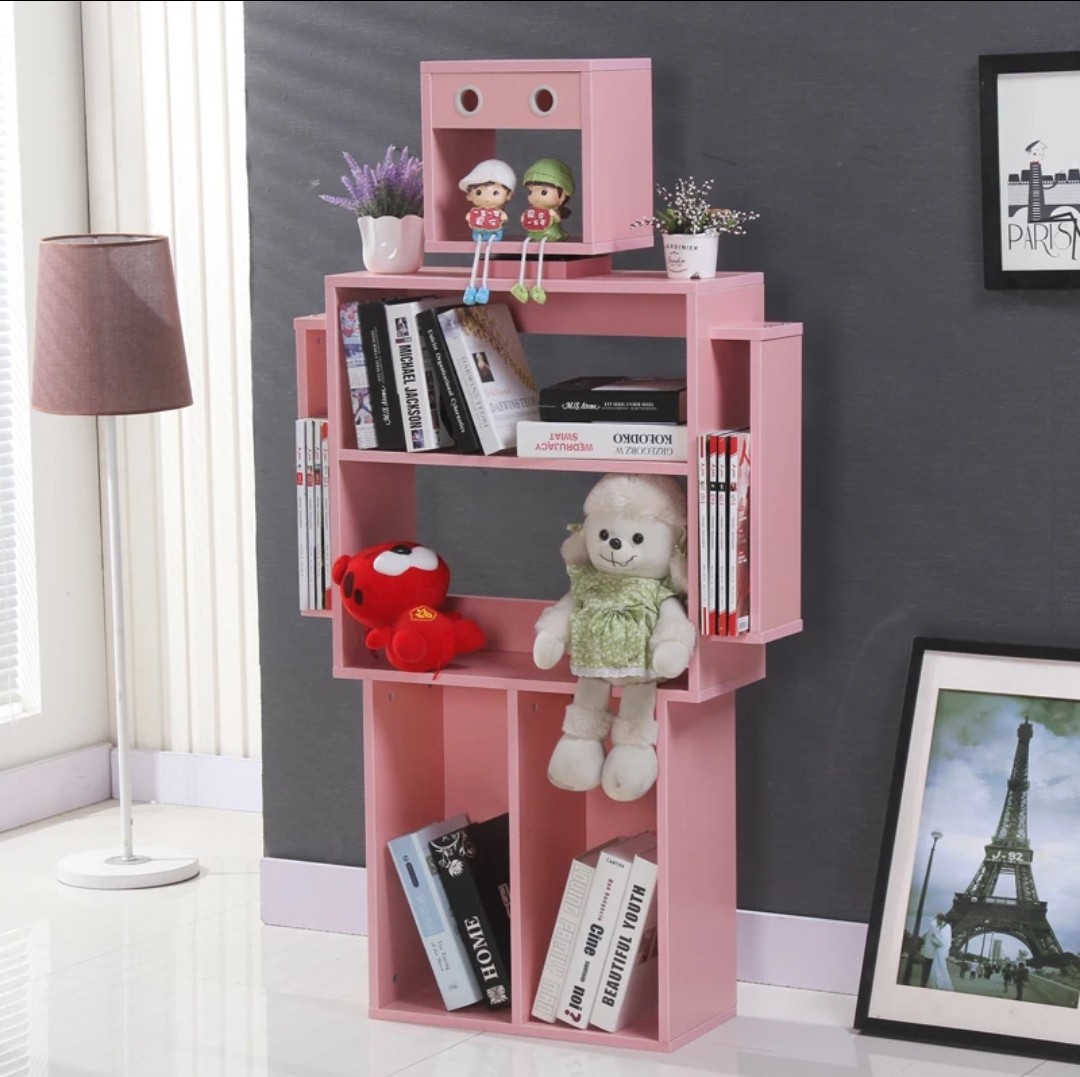 (9 Colours) BN Robot Multifunction Book Display Shelf Bookcase Unit ...
