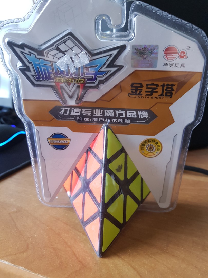 Pyramid Rubiks Cube Pyraminx, Hobbies & Toys, Toys & Games on Carousell
