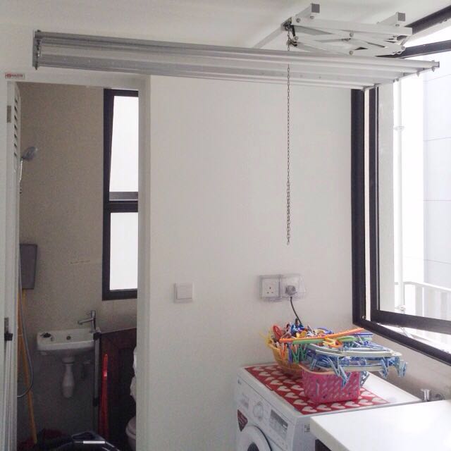 Indoor and Outdoor Laundry System (Made in Singapore), Furniture & Home ...