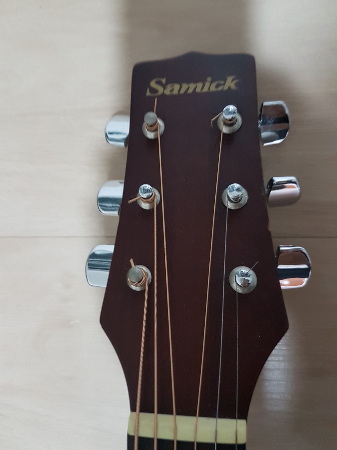 Samick acoustic guitar, Hobbies & Toys, Music & Media, Musical ...