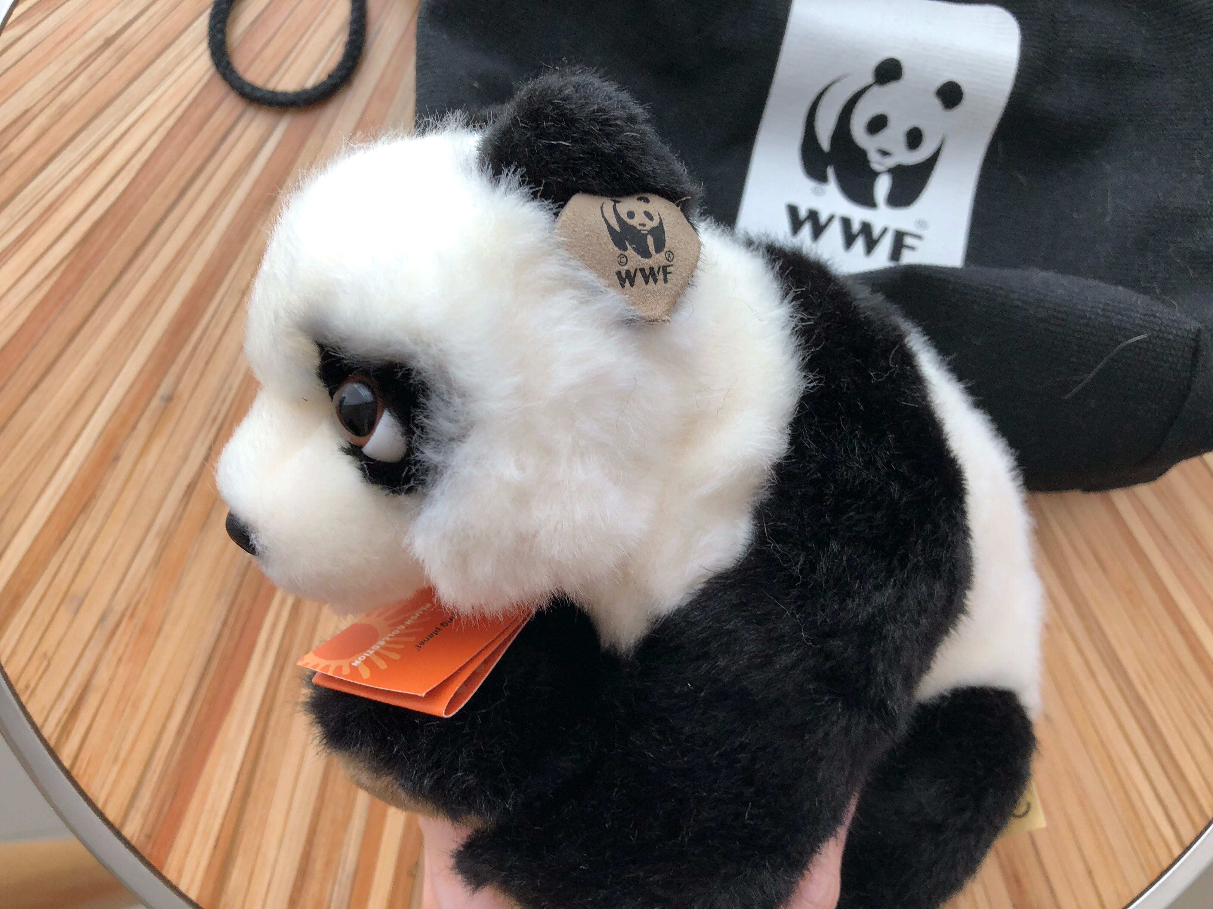 WWF Panda Stuffed Toy, Hobbies & Toys, Toys & Games on Carousell