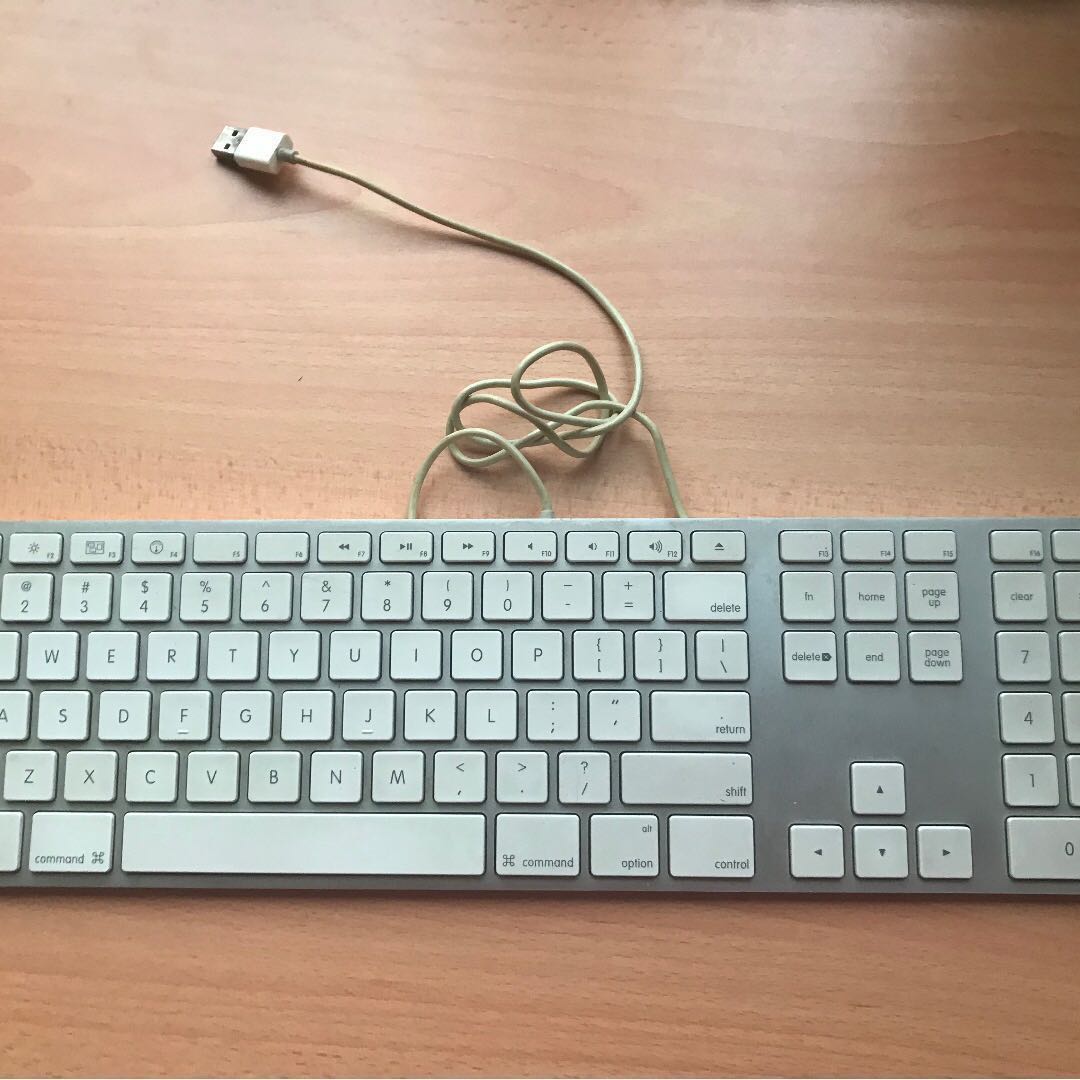 Apple Wired Keyboard, Computers & Tech, Parts & Accessories, Computer ...